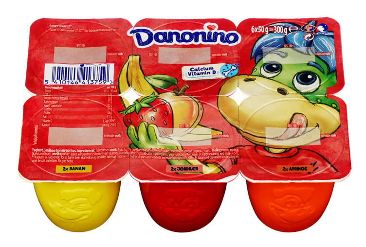 DANONINO YOGHURT MIX NO1 6X50G