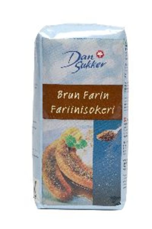 FARIN BRUN 500G DANSUKKER