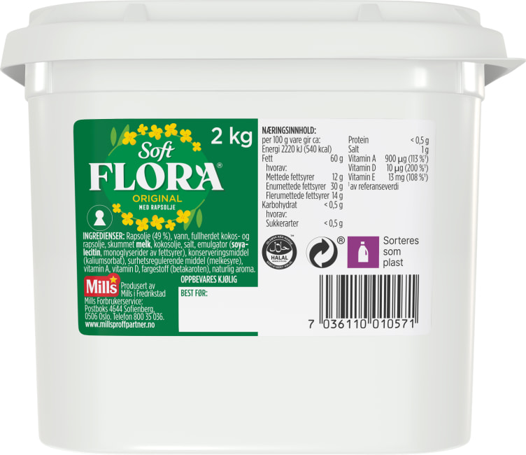 SOFT FLORA ORIGINAL MARGARIN 2KG