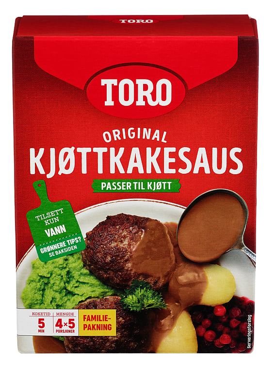 KJØTTKAKESAUS FAMILIE 4X45G TORO