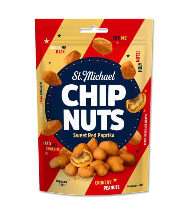 CHIP NUTS PAPRIKA 110G ST.MICHAEL