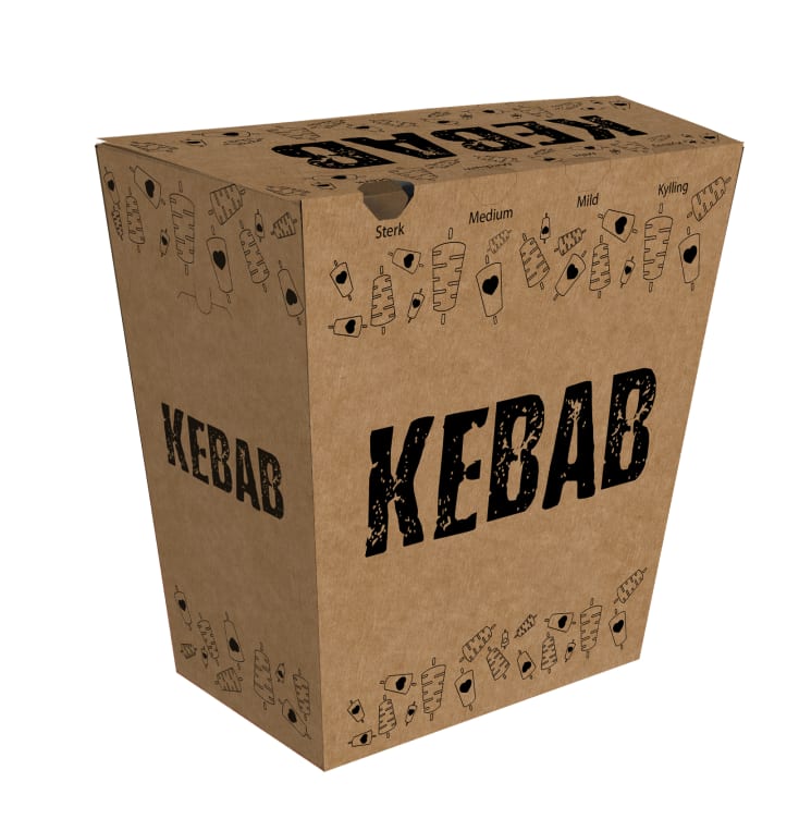 KEBAB BOKS 120X70X154MM